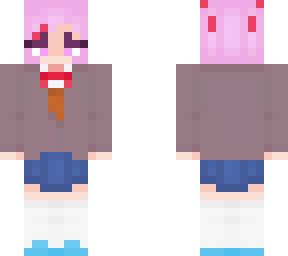 doki doki natsuki | Minecraft Skins