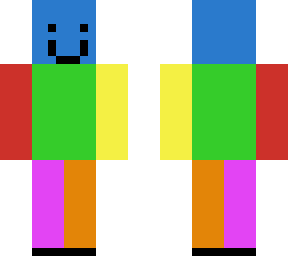 colourful man | Minecraft Skin