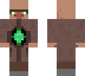 Emerald Powered Villager | Minecraft Skin