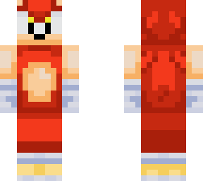 Fire sonic | Minecraft Skin