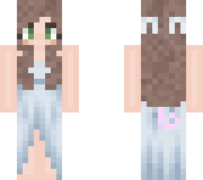 Olivia's Blue Dress | Minecraft Skin