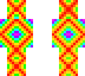 Rainbow Triangles | Minecraft Skin