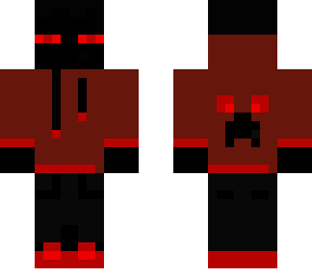 Red enderman | Minecraft Skin