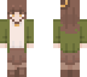 Brass Cogs And Amber Eyes | Minecraft Skin