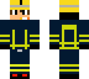 Feuerwehr Kommandant mit kippe | Minecraft Skin
