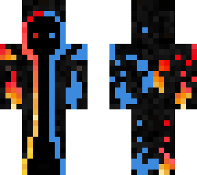 Fire and ice skin | Minecraft Skin