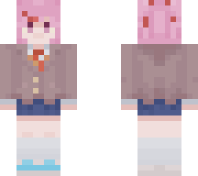 natsuki ; ddlc | Minecraft Skin