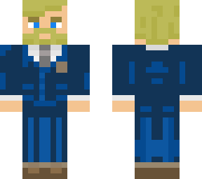 Navy Suit for War | Minecraft Skin