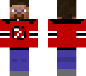 New Jersey Devils Home Jersey | Minecraft Skin