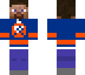 New York Islanders Home Jersey | Minecraft Skin