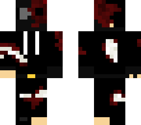 A character that's been through a brutal accident with no bandages ...