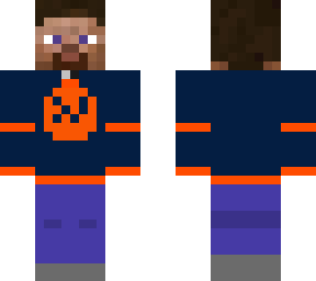 Edmonton Oilers Alternate Jersey | Minecraft Skin