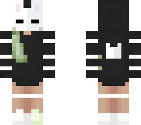 mint bunny mask | Minecraft Skin
