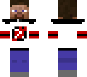 New Jersey Devils Away Jersey | Minecraft Skin