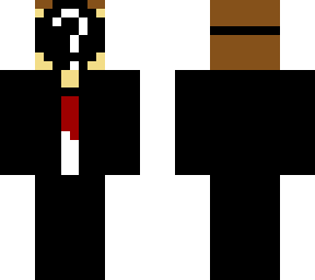 Suited Masked Man | Minecraft Skin
