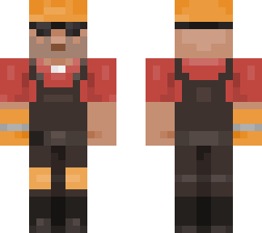 TF2 Red Team Engie (: | Minecraft Skin