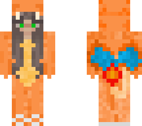 charizard girl | Minecraft Skin