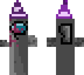 Grey/Gray Impostor | Minecraft Skin