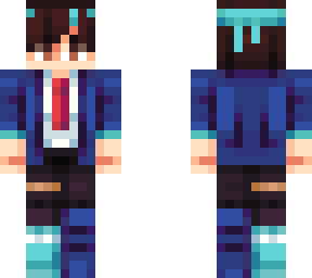 MCC 29 Blue Bats Firebreathman | Minecraft Skin
