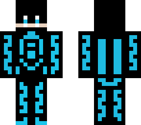 Risen Electric Blue v2 | Minecraft Skin