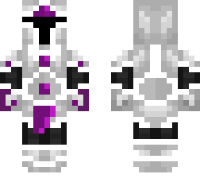 silver corrupt hallowed armor from terarria | Minecraft Skin