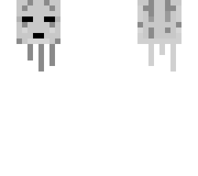 Baby Ghast Head Base | Minecraft Skin