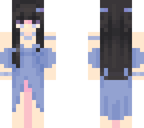 royal blue dress | Minecraft Skins