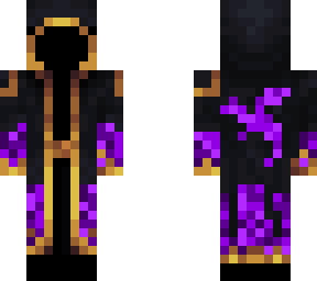 Golden void mage | Minecraft Skin