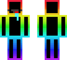 boy rainbow gamer | Minecraft Skins