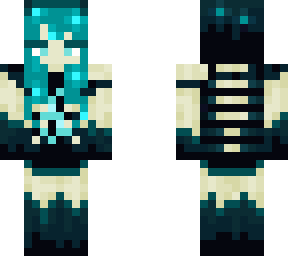 Warden girl | Minecraft Skin