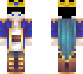 Blue Royal King | Minecraft Skin