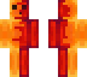 Fire Slime | Minecraft Skin