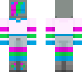 Poly Tv Head | Minecraft Skin