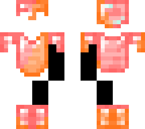 orange armor | Minecraft Skins