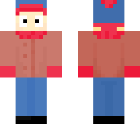 south park stan marsh blue red cartoon | Minecraft Skins