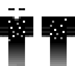 black and white enderman | Minecraft Skin