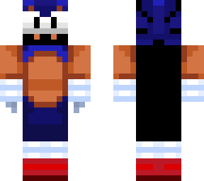 Rewrite Sonic (VS.Rewrite FNF) | Minecraft Skin