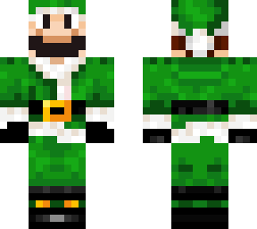 Santa Luigi HD | Minecraft Skin