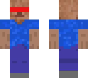 Bald Steve w/ no eyes | Minecraft Skin