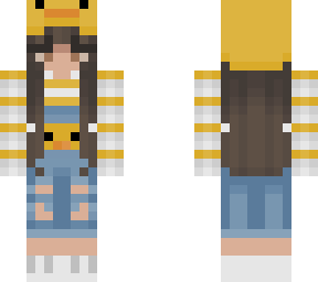 overol chick girl | Minecraft Skins
