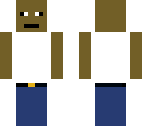 This is CJ from Gta san Andreas | Minecraft Skin