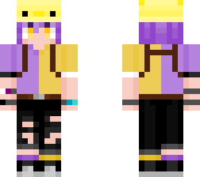 Casual with Elytra harness | Minecraft Skin