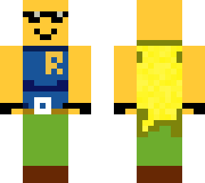 Cool King Noob Of Robloxia! | Minecraft Skin