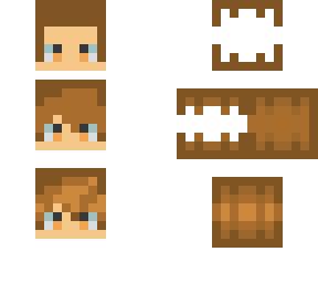 Hair Tutorials: Front and Back | Minecraft Skin