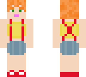 Kanto 2nd gym leader misty | Minecraft Skin