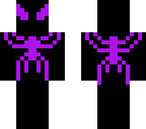 Silver Symbiote and Enderman Venom | Minecraft Skin