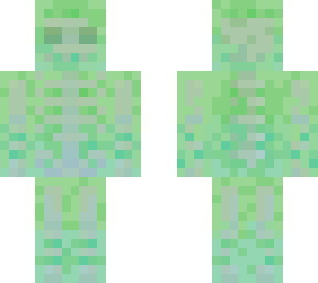 Slime skeleton | Minecraft Skin