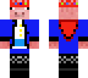 blue technoblade | Minecraft Skin