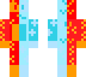fire and ice sonic (multiverse fanmade) | Minecraft Skin