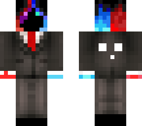 Glacier Inferno FrostMage In a Suit | Minecraft Skin